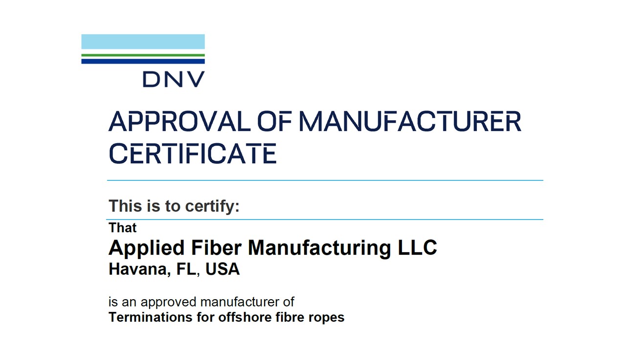 Applied Fiber is proud to announce it has received Approval of ...